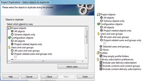 Kb45539 How To Do A Project Duplication With User Delivery