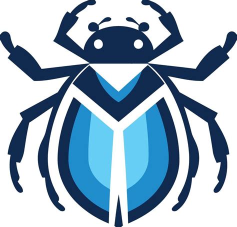 Stylized Blue Beetle Illustration 49256937 Vector Art At Vecteezy