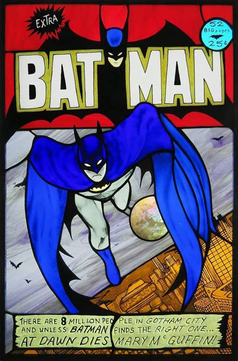 Gallery Of Artists Incredible Comic Book Stained Glass Art Borninspace