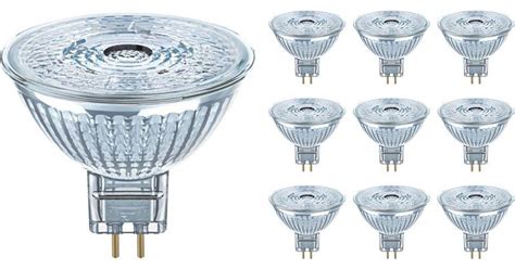 Osram Flerpack 10x Parathom Pro Led Spot Gu5 3 Mr16 8w 621lm 36d 827