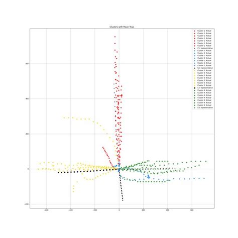 Clustering Based On L1 Norm Black Trajectories Are Representatives Of