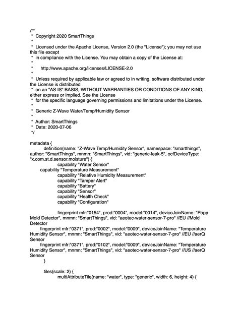 Aeotec Temperature And Humidity Sensor Connected Things Smartthings