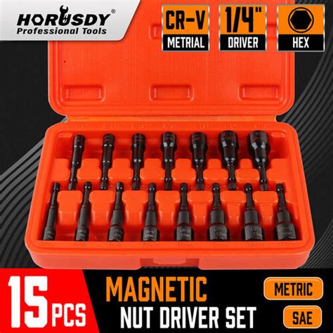 Horusdy Magnetic Nut Driver Set Paktecnz
