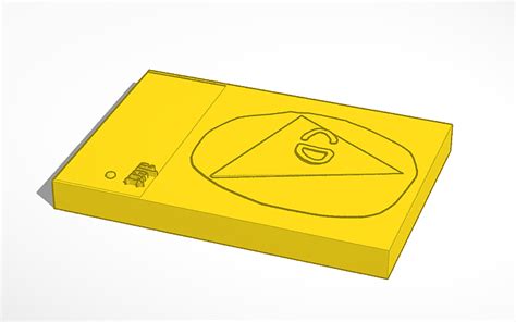 3d Design Thunderbolt Siren 1003 Control Box {yellow Only} Tinkercad
