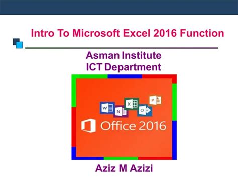 Functions And Formulas Of Ms Excel