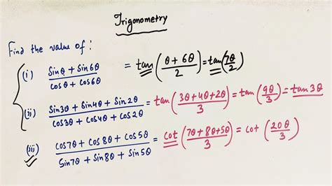 Trigonometric Functions A Quick Method To Simplify Trigonometric