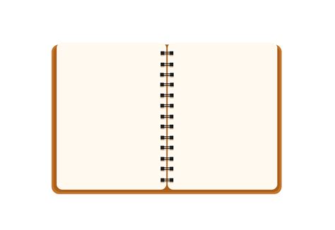 Spiral Notepad Vector Illustration Vector Art At Vecteezy