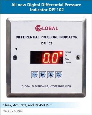 Global Electronics Differential Pressure Indicator At 4500 In Hyderabad