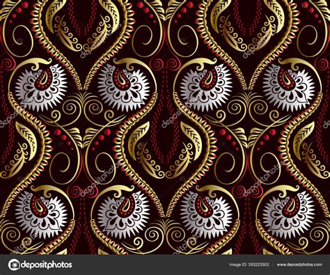 Modern Volumetric Floral Ornamental Background — Stock Vector