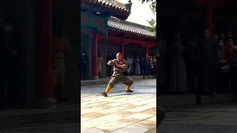 Traditional Kung Fu demonstration by a real Shaolin Monk - YouTube