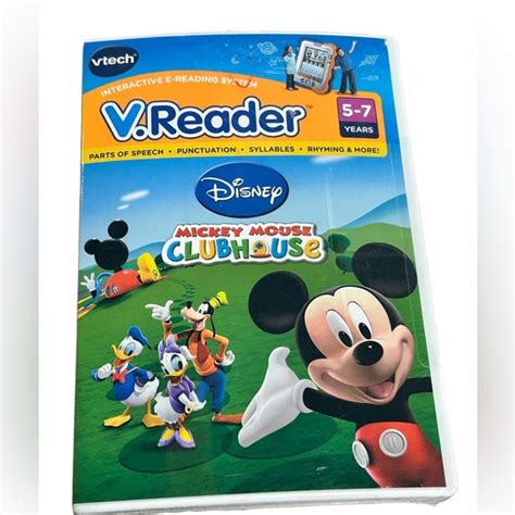 Vtech Toys New Vtech Vreader Mickey Mouse Clubhouse Learning Game