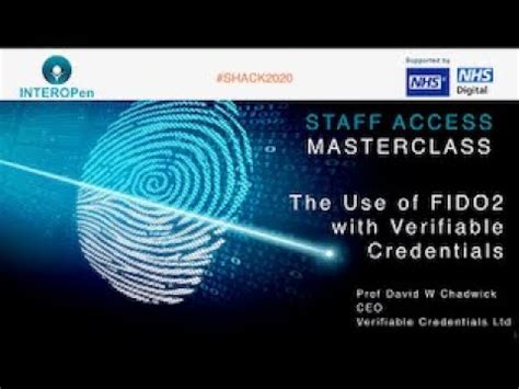 Integrating W C Web Authentication Fido And Verifiable Credentials