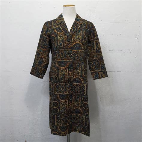 에스닉패턴 복고풍 원피스 여m 헬로마켓