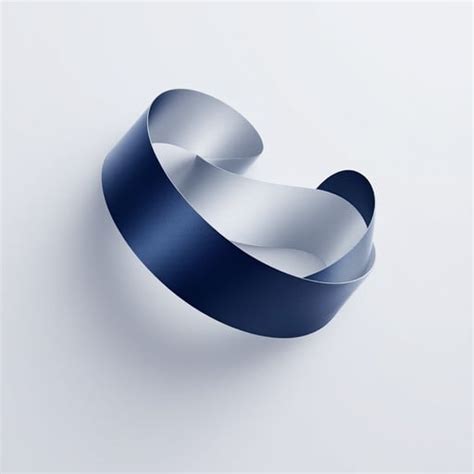 Free Floating Metallic Ribbon Image Ribbon Metallic Navy Download