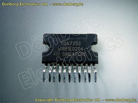Semiconductor: TDA7253 (TDA 7253) - POWER AMPLIFIER 8W