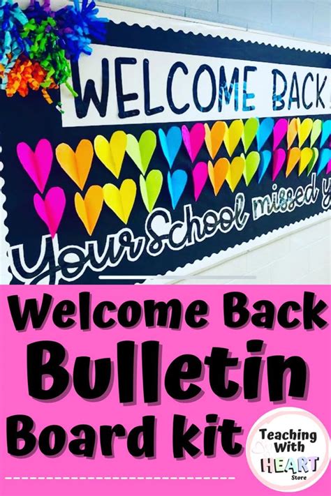Welcome Back To School Bulletin Boards Pinterest