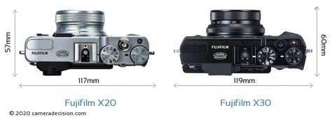Fujifilm X20 Vs Fujifilm X30 Detailed Comparison