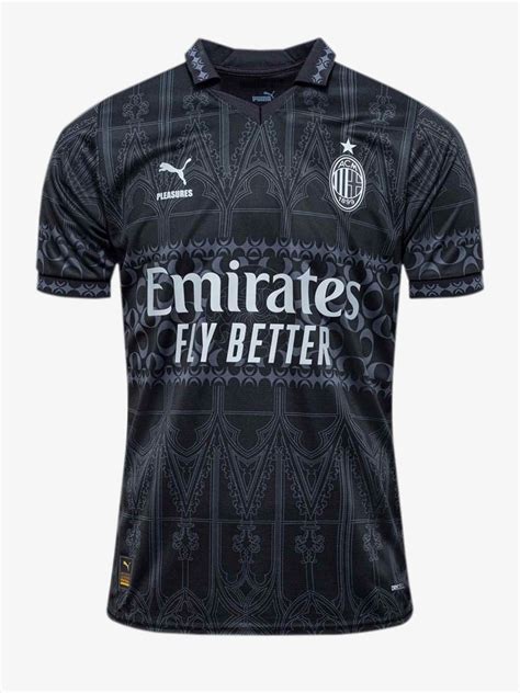 Ac Milan Fourth Pleasures Dark Version Kit 23 24 Premium