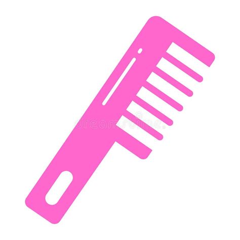 Hair Comb Vector In Trendy Style Premium Icon Stock Vector