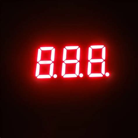 Led 7 Segment Super Red Mini 3 Digit Led Display 0 36 Inch