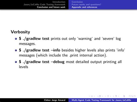 Jason Code Testing Framework Ppt
