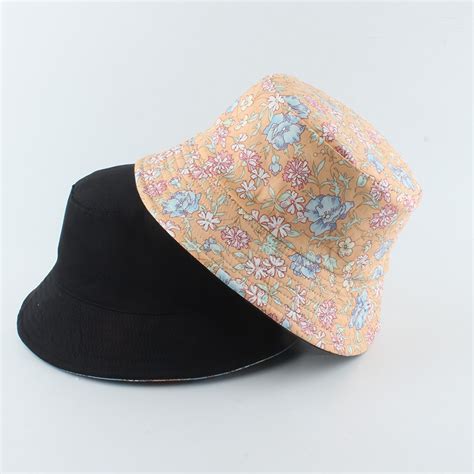Badu Bg Унисекс Harajuku Reversible Bucket шапки за жени Риболовна
