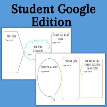 Reflection And Goal Setting Worksheet Printable Digital By VP S Classroom