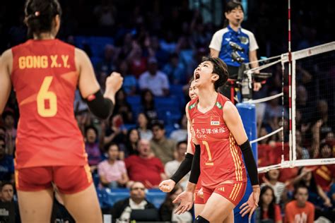 中国女排3比1胜巴西晋级2023世界联赛总决赛四强中国排协官网