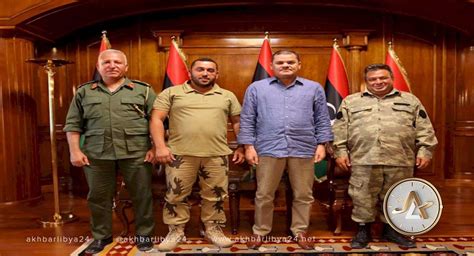 عقب اجتماعه مع آمر لواء طارق بن زياد الدبيبة يلتقي الحصان بديوان