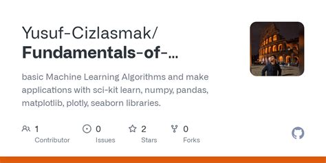 Github Yusuf Cizlasmakfundamentals Of Machine Learning Basic Machine Learning Algorithms And