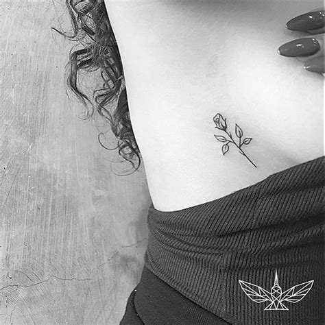 A Instagram From Finelinetattoos Mini Tattoos Small Rib Tattoos Tiny Rose Tattoos Little