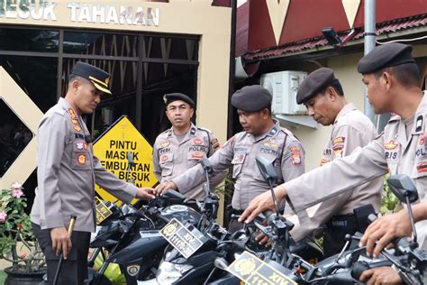 Kapolres Soppeng Cek Langsung Randis Dan Alat Alat Dalmas Ini Tujuannya