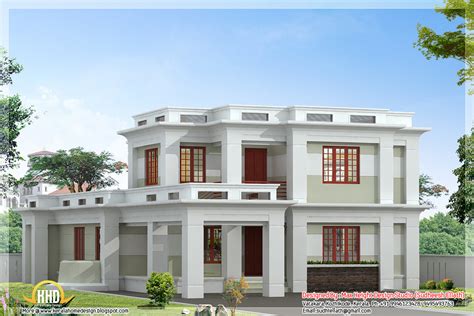 Flat Roof Modern Home Design 2360 Sqft Kerala Home