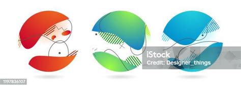 추상적 인 그래픽 원 요소의 집합입니다 형태와 선 주위에 동적 색상 액체 벡터 배너 모양을 흐르는 그라데이션 배경입니다 전단지 프리젠 테이션의 디자인을위한 템플릿 3차원