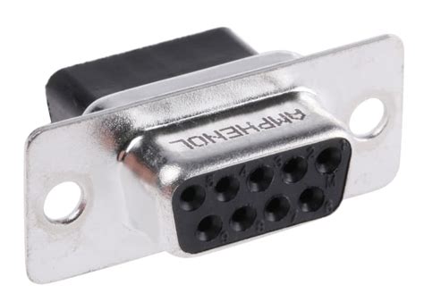L RRE S Amphenol ICC Amphenol ICC L RR Way Cable Mount D Sub Connector Socket Mm