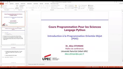 cours n2 programmation orientée objet avec python youtube