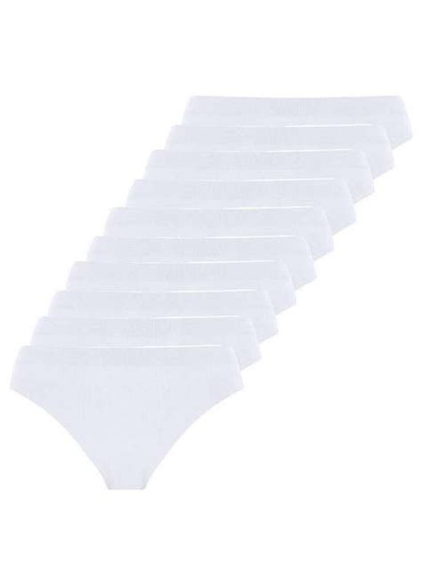 Kit Calcinhas Biquíni Loba Branco Meias Sao Jorge