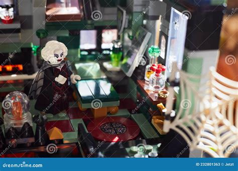 Lego Custom Minifigure Vampire Queen In Spooky Castle Room Classic Spooky Stories Halloween