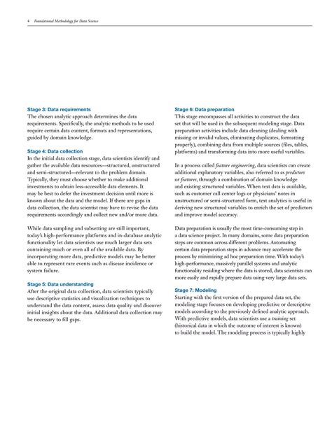 foundational methodology for data science pdf databases computer software and applications