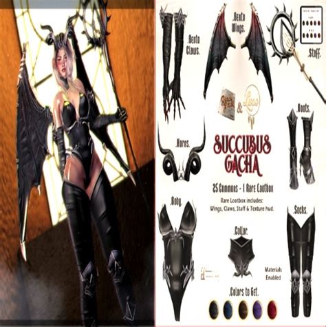 Second Life Marketplace Luas And Bjk Succubus Staff Rare Hud