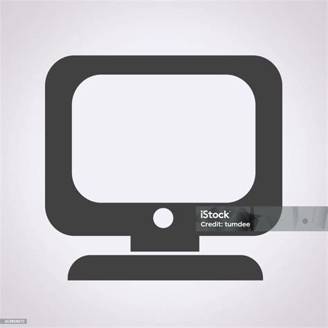 桌上型電腦圖示向量圖形及更多互聯網圖片 互聯網 圖示 技術 Istock
