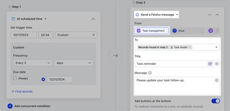 send messages using different identities with automation