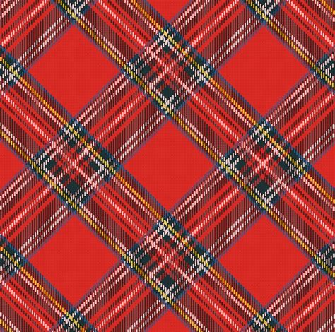 Premium Vector Tartan Plaid Vector Pattern Background With Fabric Texture
