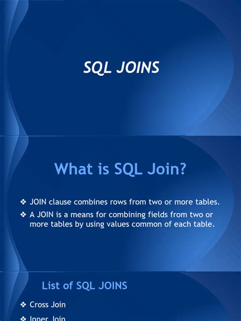 sql joins pdf