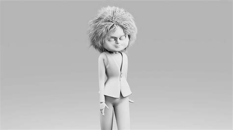 Toon Woman Model Rigged Cgtrader