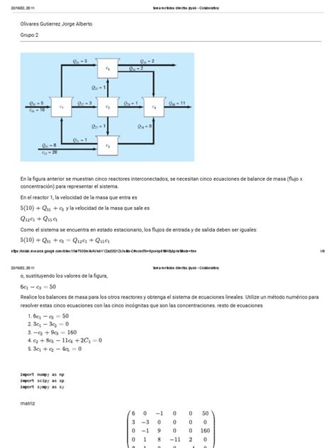 tarea metodos directos ipynb colaboratory pdf análisis