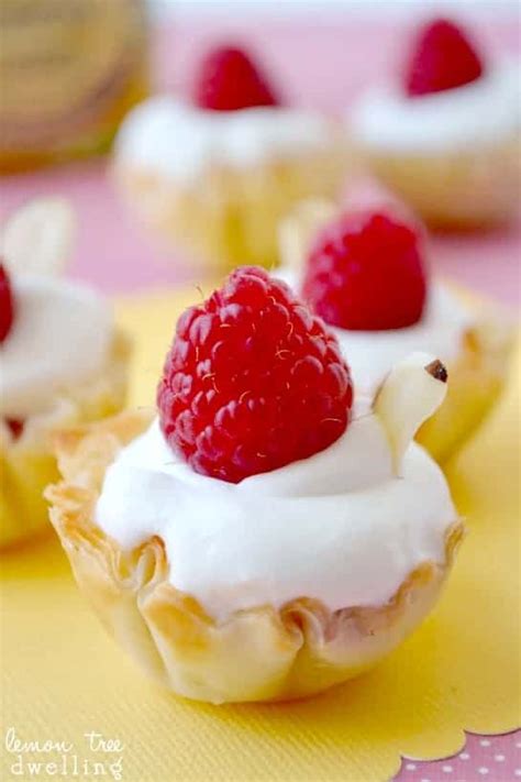 Lemon Raspberry Phyllo Tarts Lemon Tree Dwelling
