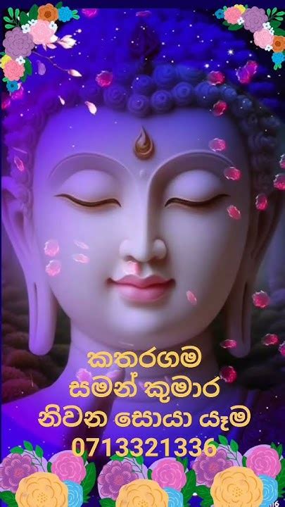 ඉපදීම මරනය අතර සිටින මේ ටික කාලය සංවරව සිටීම නුවනට හරුයි නේ Youtube