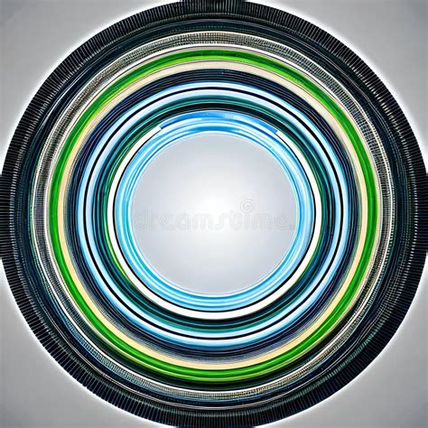 A Circular Design With Intricate Interlocking Shapes In Shades Of Blue And Green5 Generative Ai