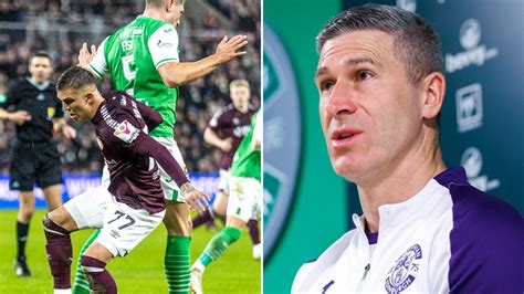 Wrong Var Verdicts Feel Like A Punch In The Face Hibs Boss Calls